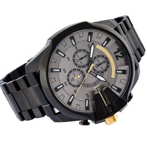 Diesel | Accessories | Nwt Diesel Mens Mega Chief Chronograph Black ...